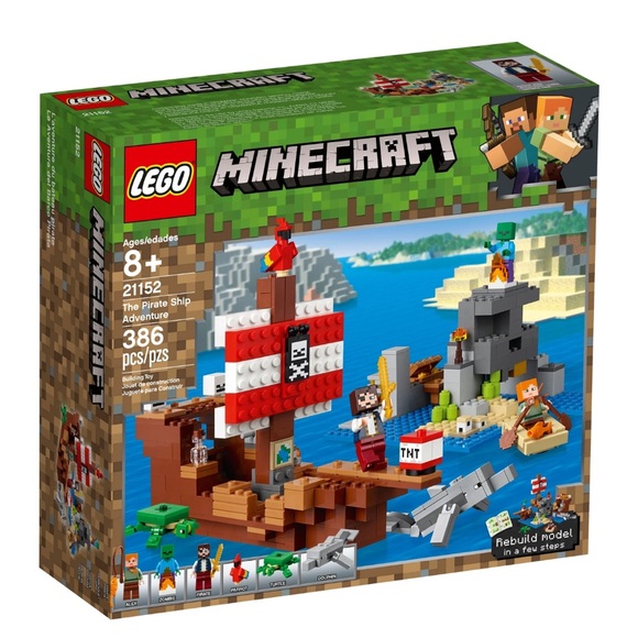 Lego | Toys | New Lego Minecraft Pirate Ship Adventure Set | Poshmark